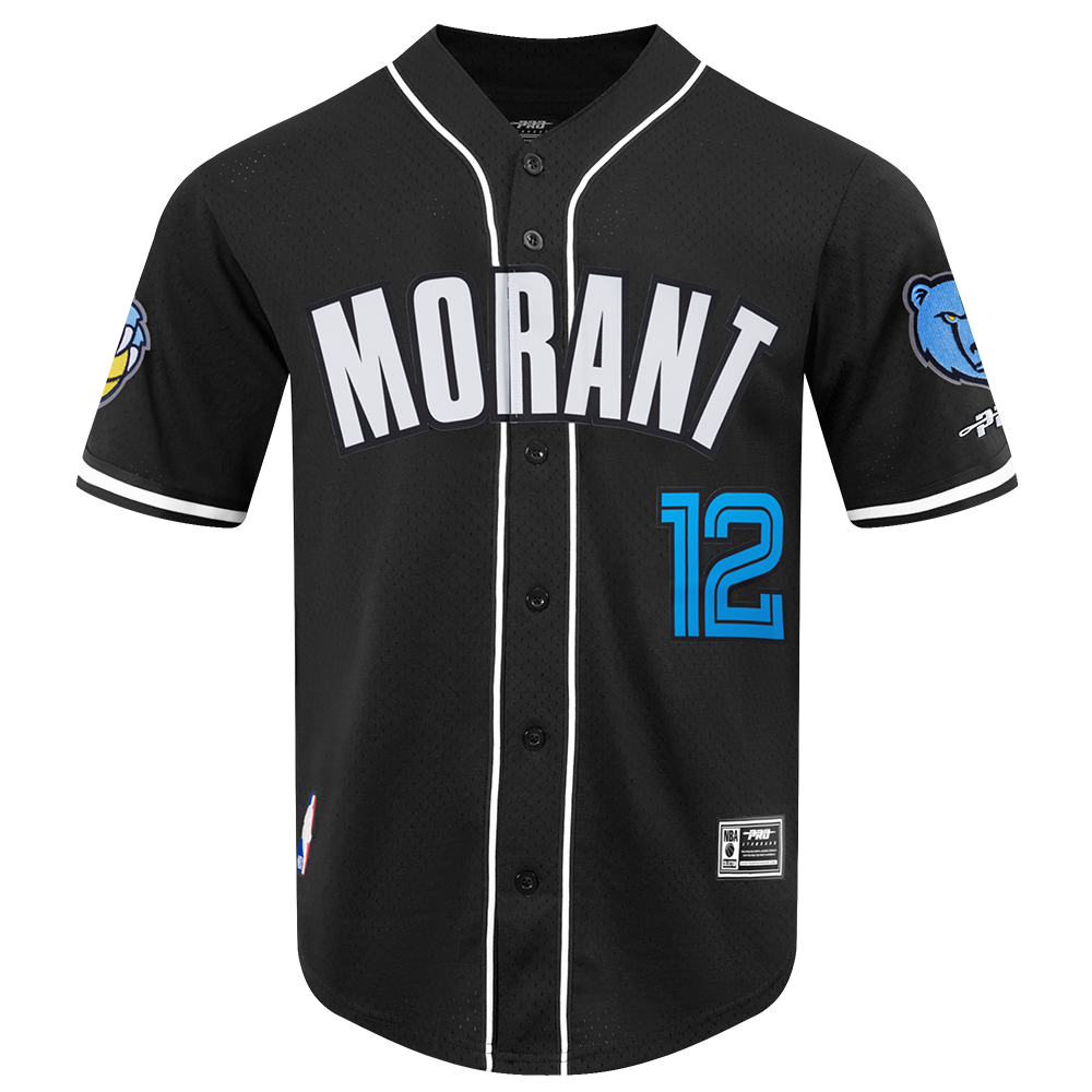NBA MEMPHIS GRIZZLIES JA MORANT #12 CLASSIC MESH PNN MEN'S MESH BUTTON – Pro Standard