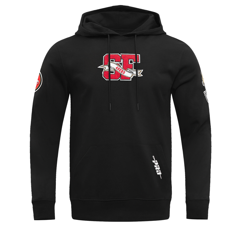 NFL SAN FRANCISCO 49ERS TEAM PENNANTS MEN'S RIB FLEECE PULLOVER HOODIE – Pro Standard