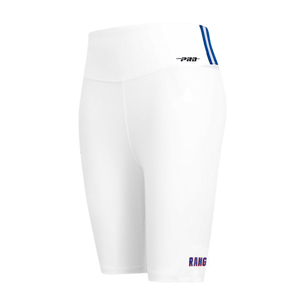 NHL NEW YORK RANGERS CLASSIC WOMEN'S COTTON BIKE SHORT (WHITE) – Pro Standard