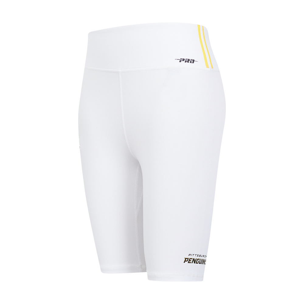 NHL PITTSBURGH PENGUINS CLASSIC WOMEN'S JERSEY BIKE SHORT (WHITE) – Pro Standard