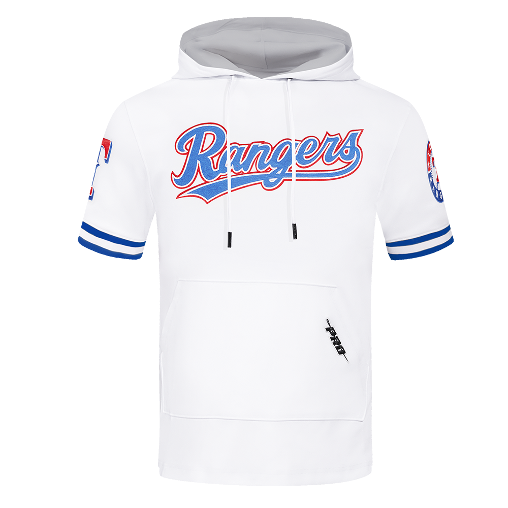 MLB TEXAS RANGERS CLASSIC CHENILLE MEN'S DOUBLE KNIT SHORT SLEEVE PULL – Pro Standard