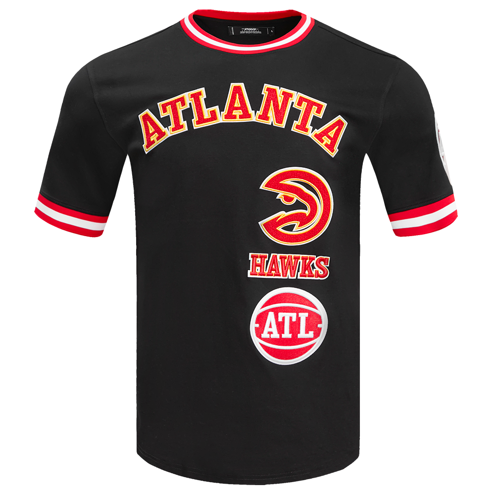 NBA ATLANTA HAWKS RETRO CLASSIC MEN'S TEE (BLACK/RED) – Pro Standard