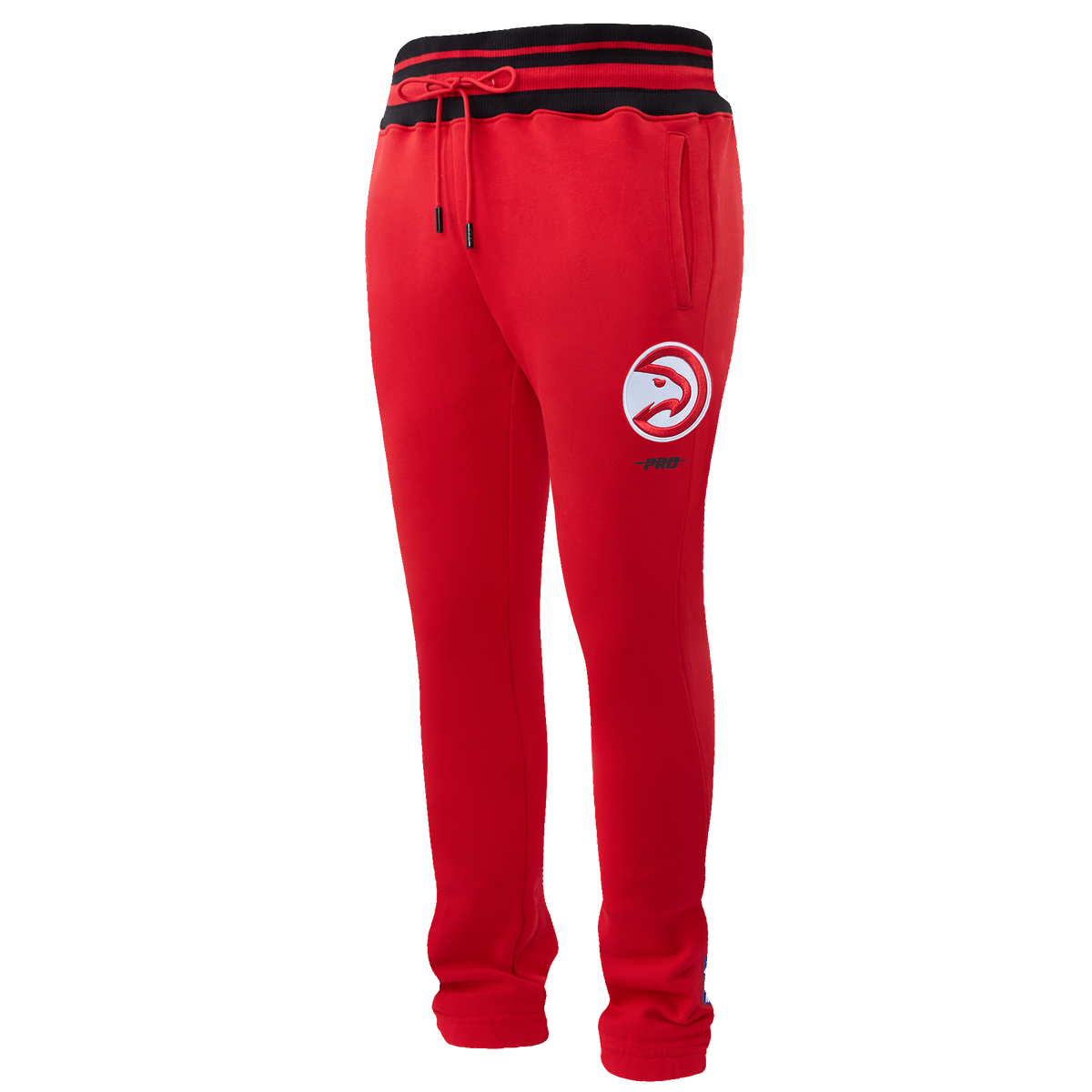 NBA ATLANTA HAWKS SCRIPT TAIL MEN'S RIB FLEECE SWEATPANT (RED/BLACK ...