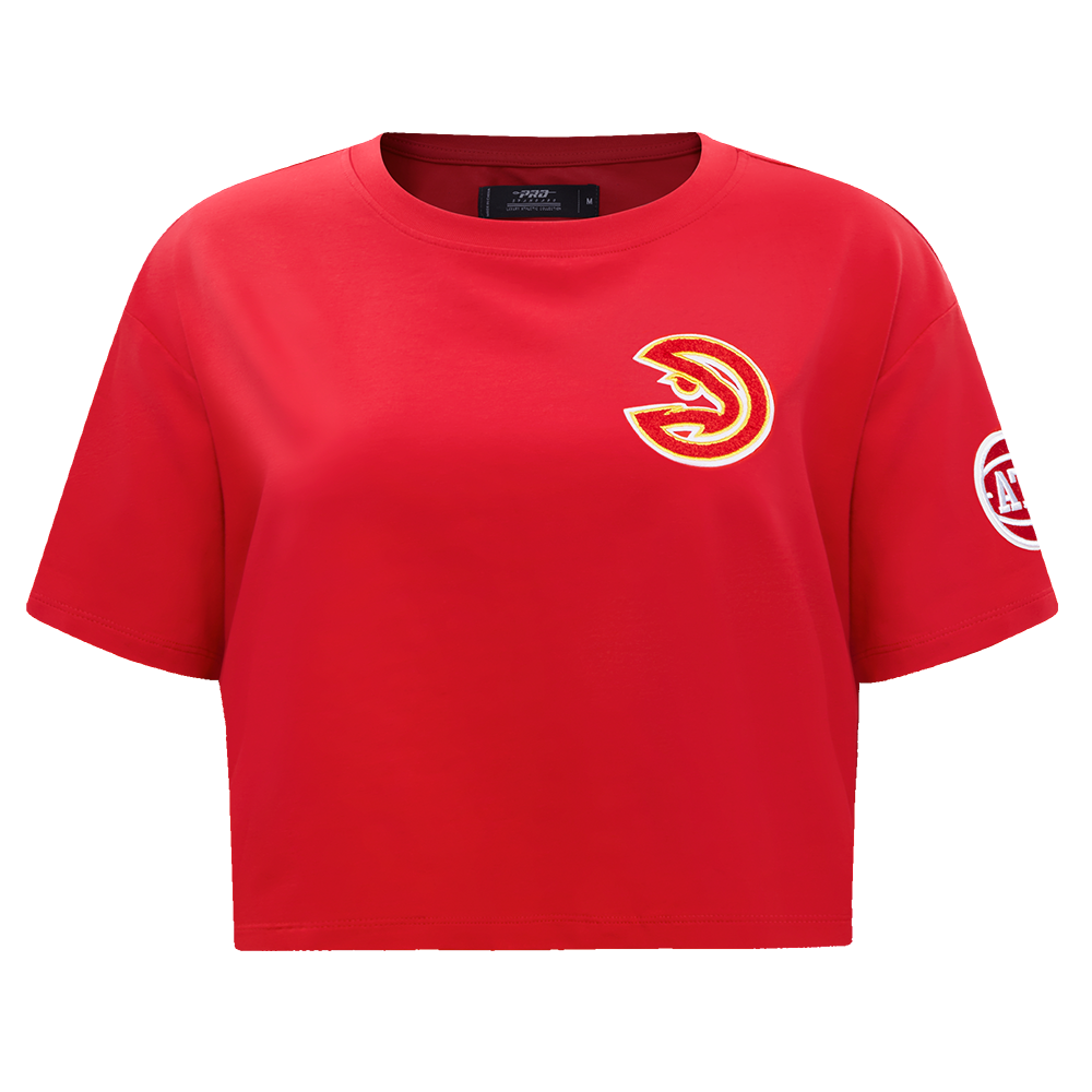 NBA ATLANTA HAWKS CLASSIC WOMEN'S BOXY TEE (RED) – Pro Standard