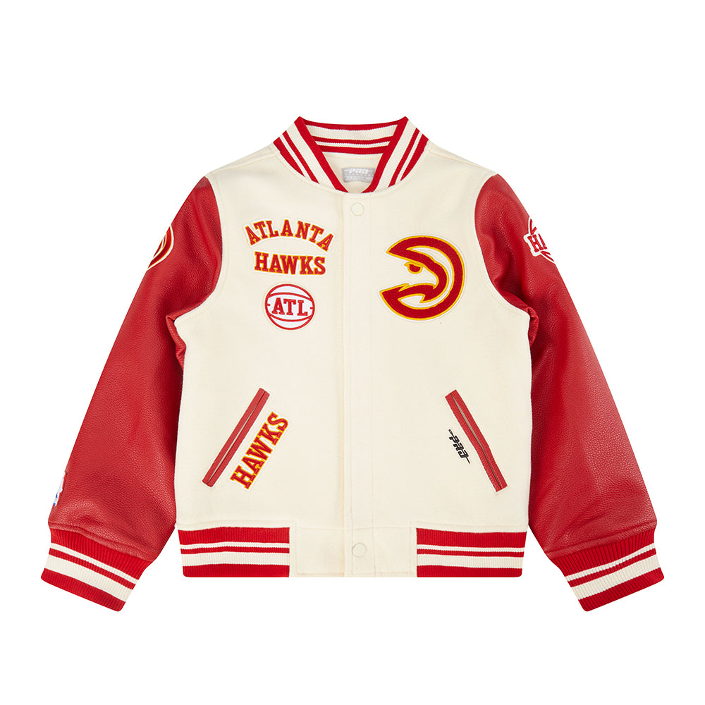 Pro Standard NBA Atlanta Hawks Retro Classic Varsity Jacket - Youth