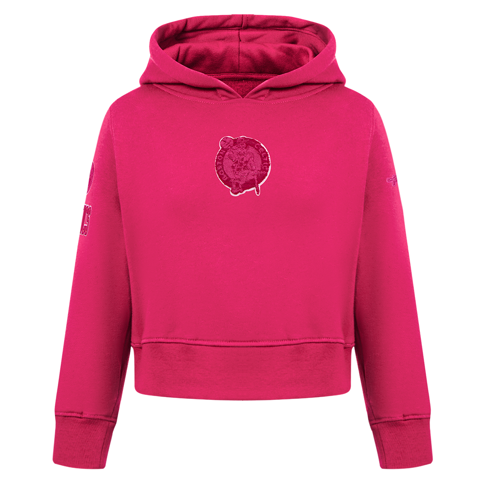NBA BOSTON CELTICS TRIPLE PINK TODDLER GIRL'S FLC PO HOODIE (BEETROOT ...