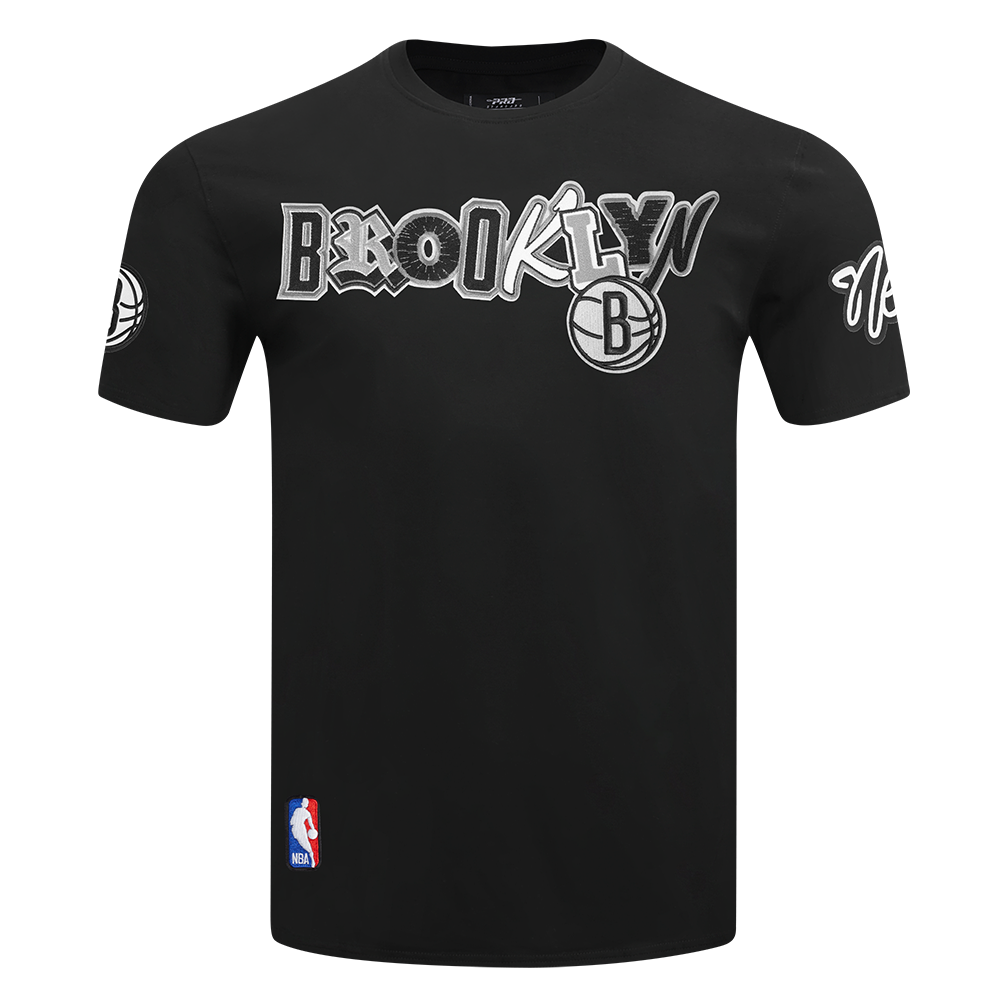 NBA BROOKLYN NETS CITY RANSOM MEN'S SINGLE JERSEY TEE (BLACK) – Pro ...