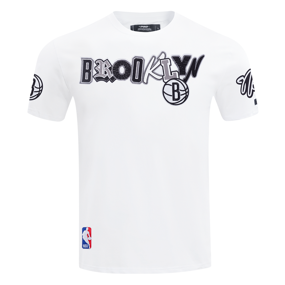 NBA BROOKLYN NETS CITY RANSOM MEN'S SINGLE JERSEY TEE (WHITE) – Pro ...