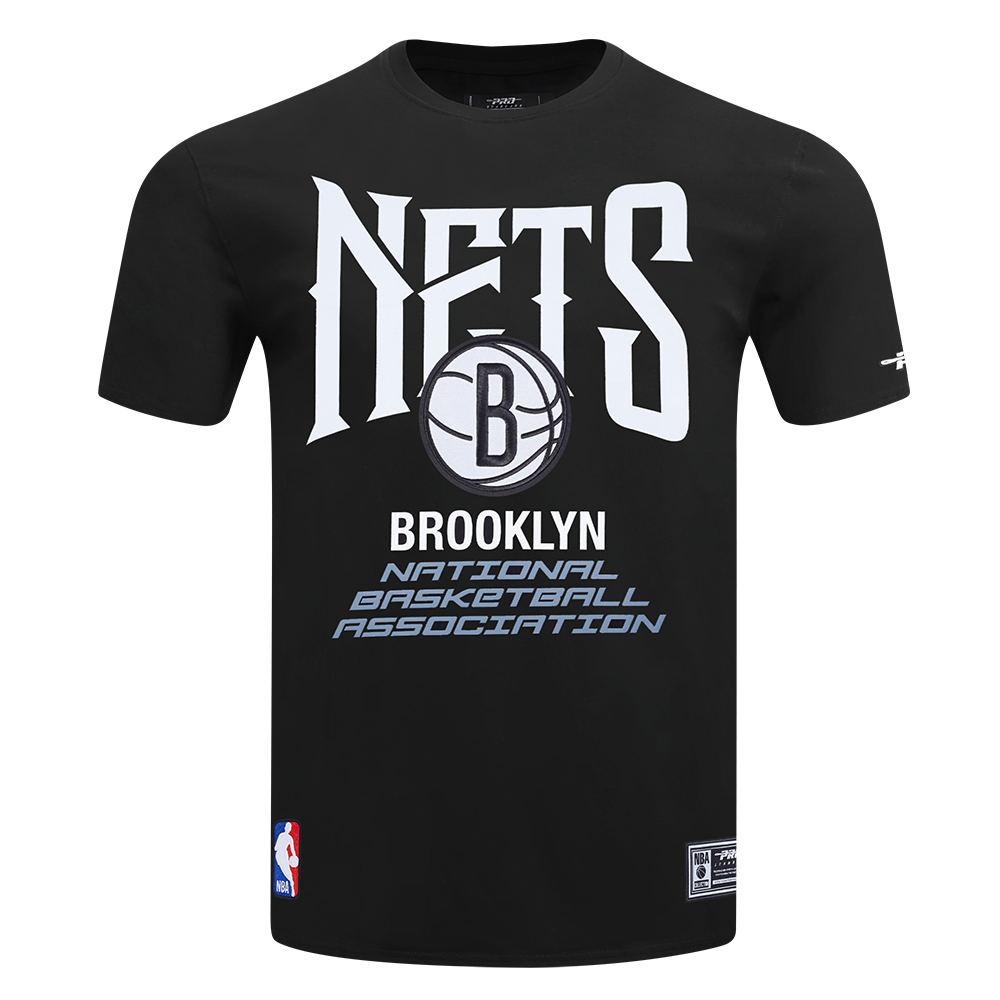 NBA BROOKLYN NETS CITY TOUR 2.0 MEN'S COTTON JERSEY DROP SHOULDER TEE ...