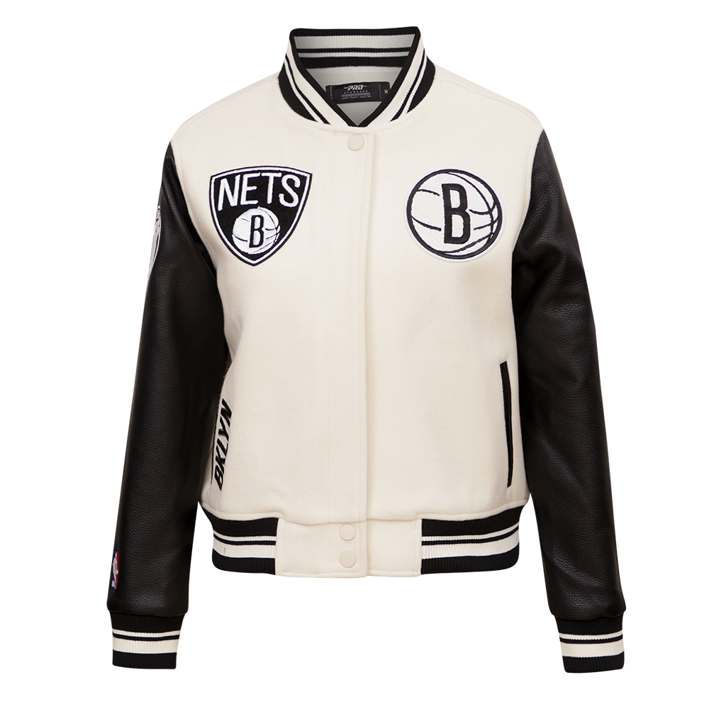 Pro Standard NBA Brooklyn Nets Retro Classic Varsity Jacket - Women's