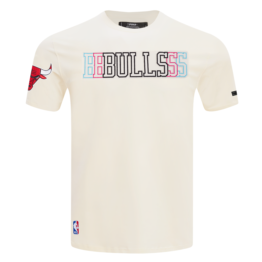 NBA CHICAGO BULLS ECHO LOGO MEN'S SINGLE JERSEY TEE (EGGSHELL) – Pro ...