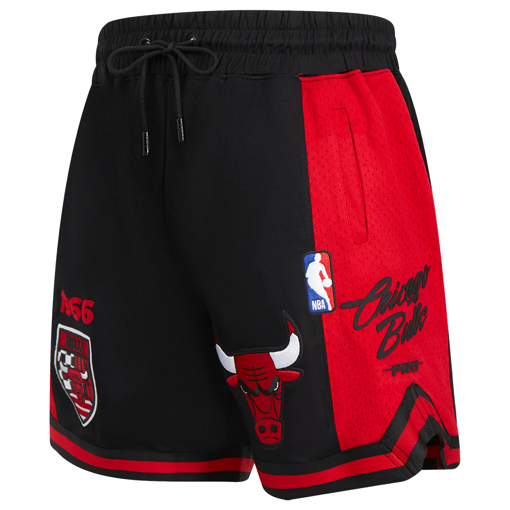 NBA CHICAGO BULLS FAST LANE DOUBLE KNIT 2.0 MEN'S SHORT (BLACK/RED ...