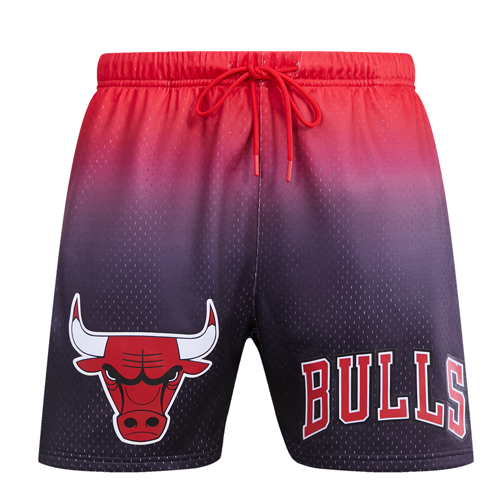 NBA CHICAGO BULLS TEAM MEN'S MESH SHORT (BLACK/RED) – Pro Standard