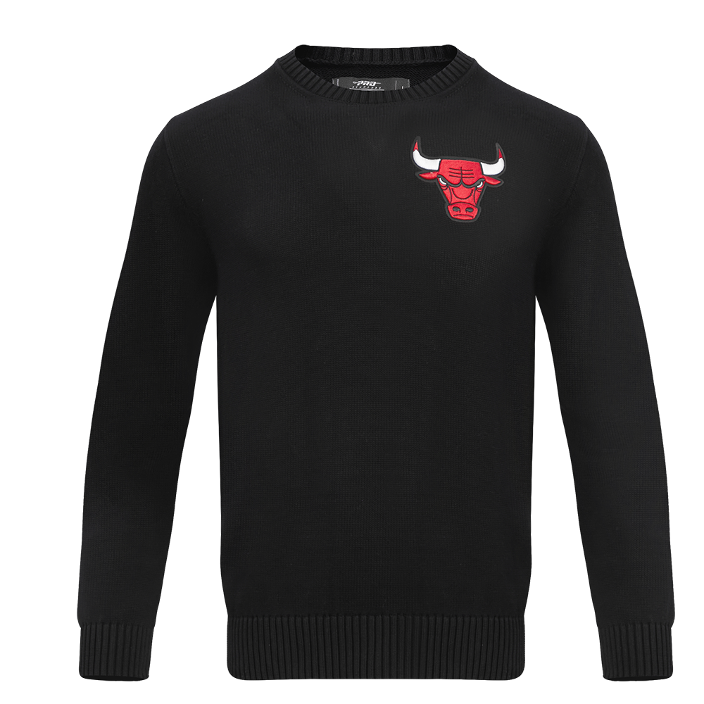 NBA CHICAGO BULLS KNIT BOX SET CREWNECK SWEATER (BLACK) – Pro Standard
