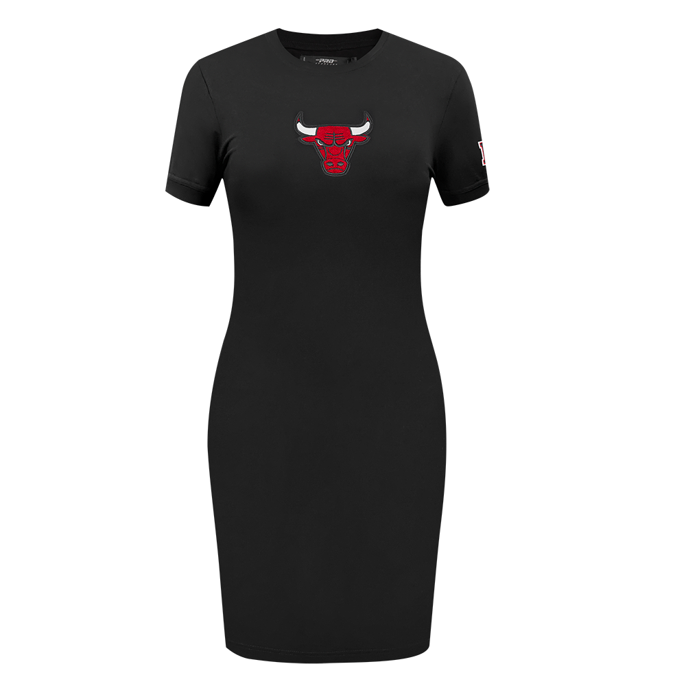 NBA CHICAGO BULLS CLASSIC WOMEN'S BODYCON DRESS (BLACK) – Pro Standard
