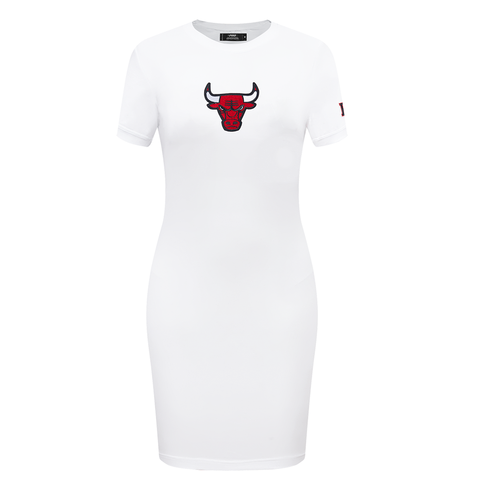 NBA CHICAGO BULLS CLASSIC WOMEN'S BODYCON DRESS (WHITE) – Pro Standard