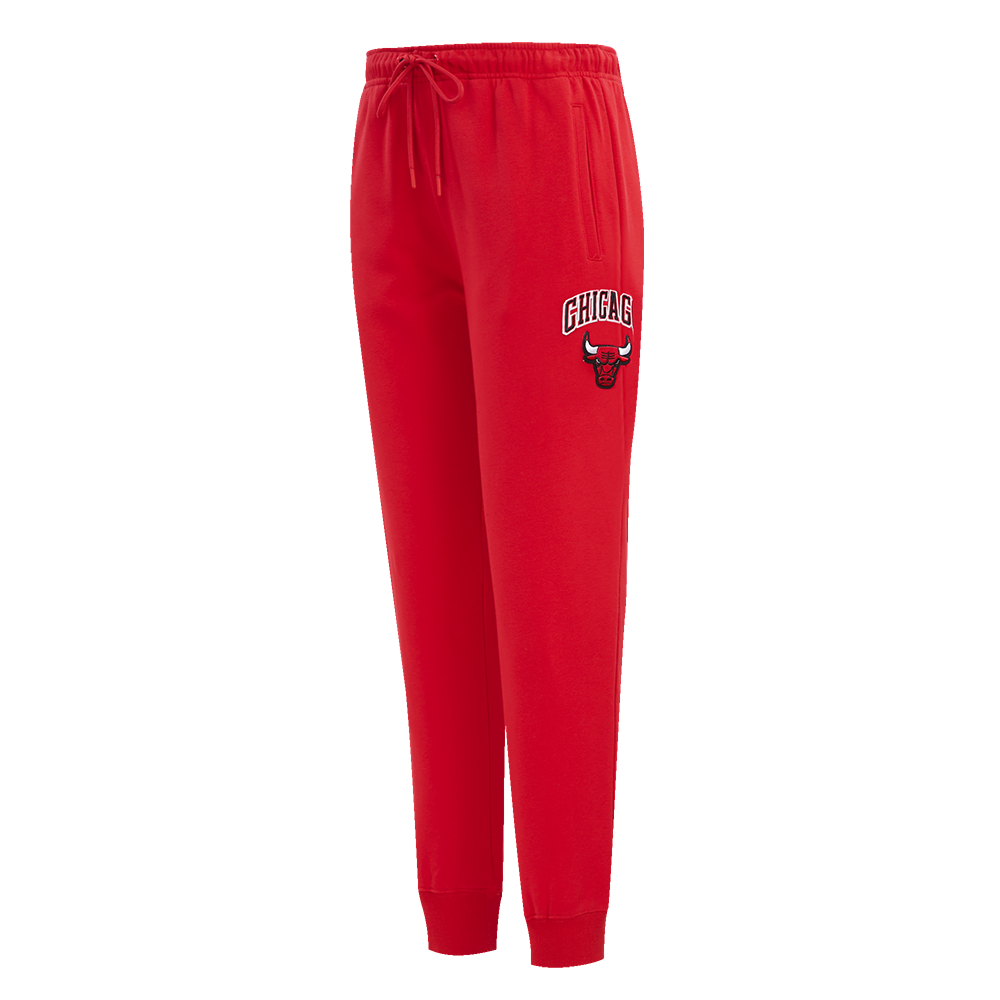 NBA CHICAGO BULLS CLASSIC WOMEN'S SWEATPANT (RED) – Pro Standard
