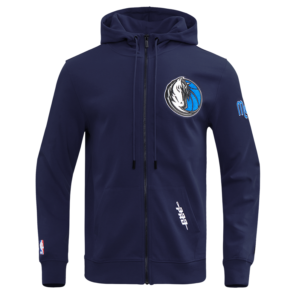 NBA DALLAS MAVERICKS CLASSIC CHENILLE MEN'S DK FULL ZIP PULLOVER HOODI ...
