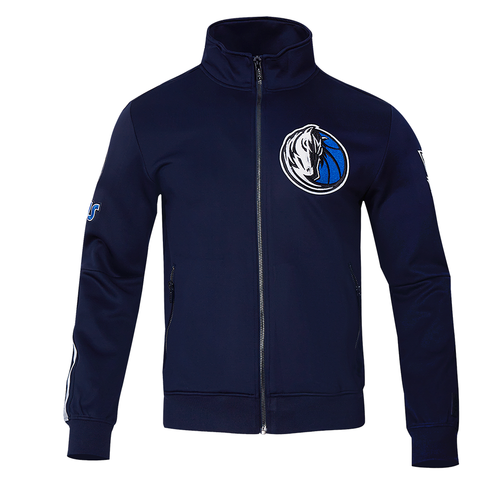 NBA DALLAS MAVERICKS CLASSIC MEN'S DOUBLE KNIT TRACK JACKET (MIDNIGHT ...