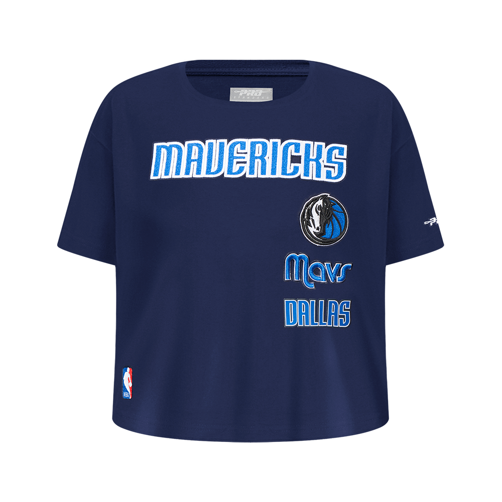 NBA DALLAS MAVERICKS RETRO CLASSIC BIG GIRLS SHORT SLEEVE BOXY TEE (MI ...