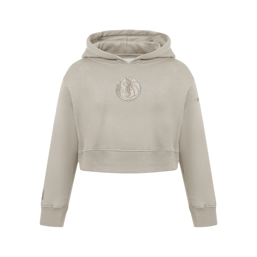 NBA DALLAS MAVERICKS NEUTRAL BIG GIRLS FLC PO HOODIE (TAUPE) – Pro Standard