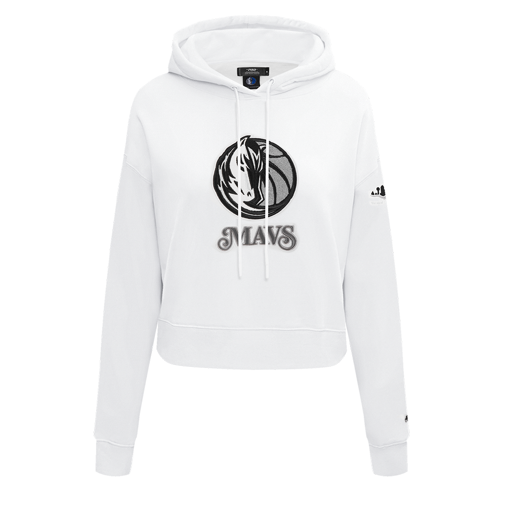 NBA DALLAS MAVERICKS CITY EDITION 24-25 WOMEN'S FLEECE CROPPED PULLOVE ...