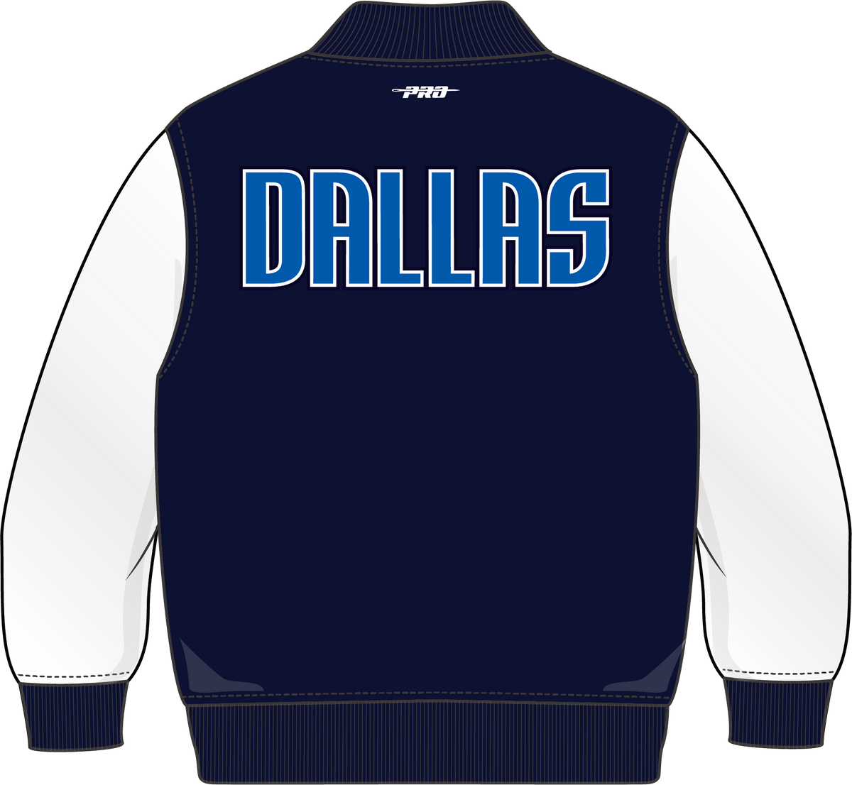 NBA DALLAS MAVERICKS CLASSIC LITTLE BOYS WOOL VARSITY JACKET (MIDNIGHT ...