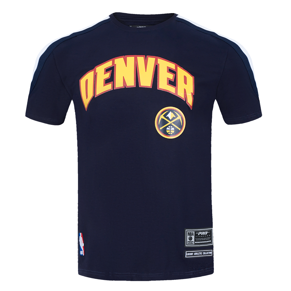 NBA DENVER NUGGETS CLASSIC MESH MEN'S STRIPED TEE (MIDNIGHT NAVY) – Pro ...