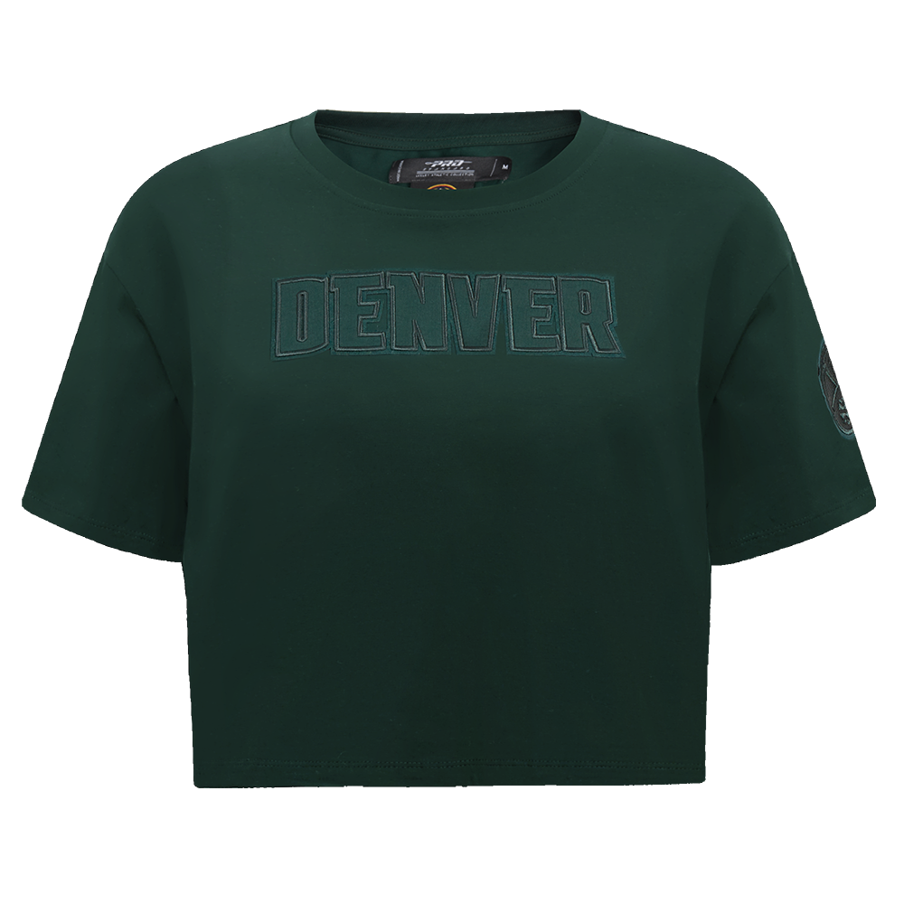 NBA DENVER NUGGETS NEUTRAL SINGLE JERSEY BOXY TEE (FOREST GREEN) – Pro ...