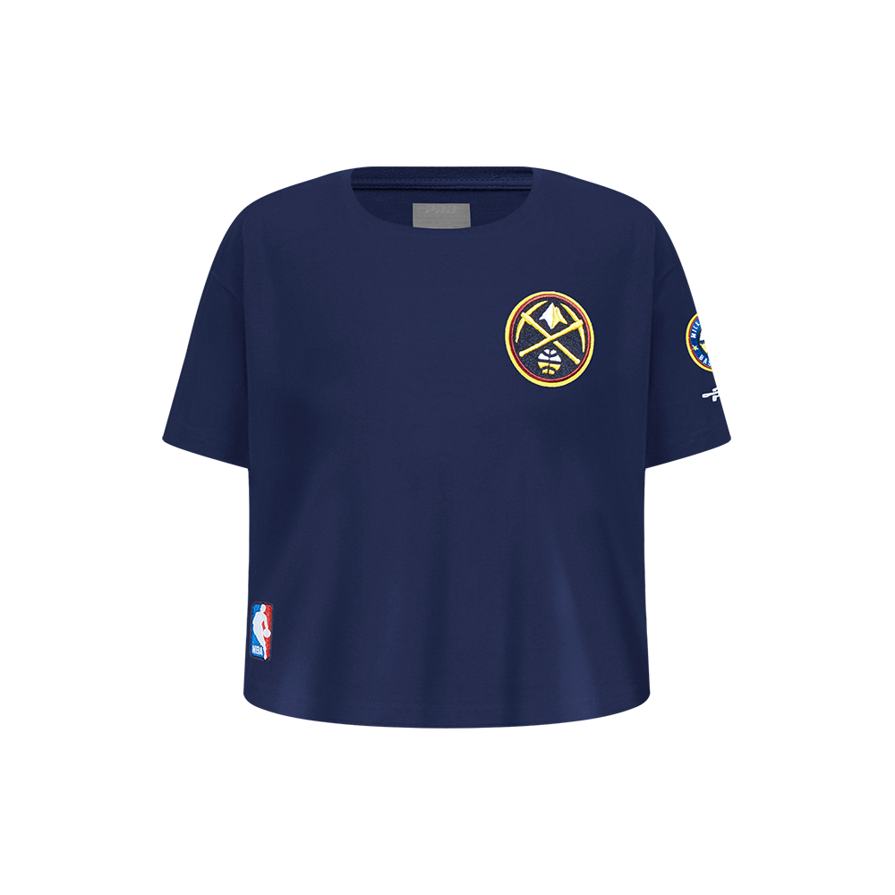 NBA DENVER NUGGETS CLASSIC LITTLE GIRLS SHORT SLEEVE BOXY TEE (MIDNIGH ...