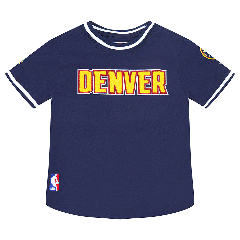 NBA DENVER NUGGETS CLASSIC TODDLER BOYS SHORT SLEEVE STRIPED RIB TEE ...