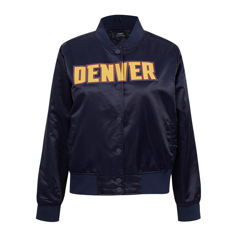 NBA DENVER NUGGETS CLASSIC WOMEN'S SATIN JACKET (MIDNIGHT NAVY) – Pro ...