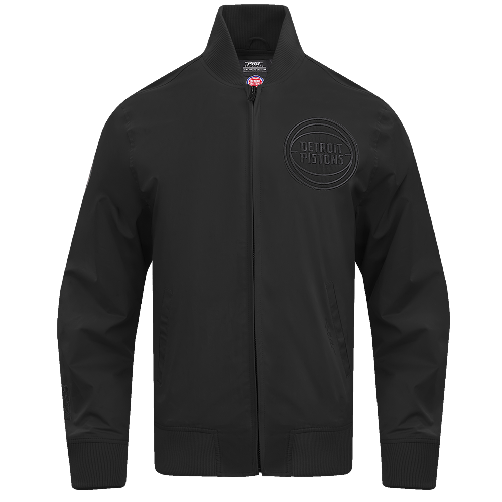 NBA DETROIT PISTONS NEUTRAL MEN'S TWILL JACKET (BLACK) – Pro Standard