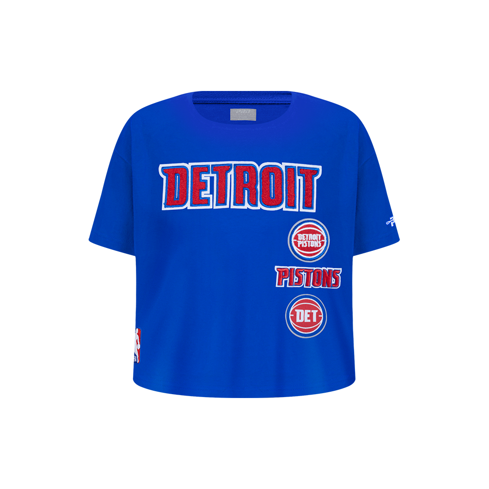 Pro Standard NBA Detroit Pistons Retro Classic Boxy Tee - Women's