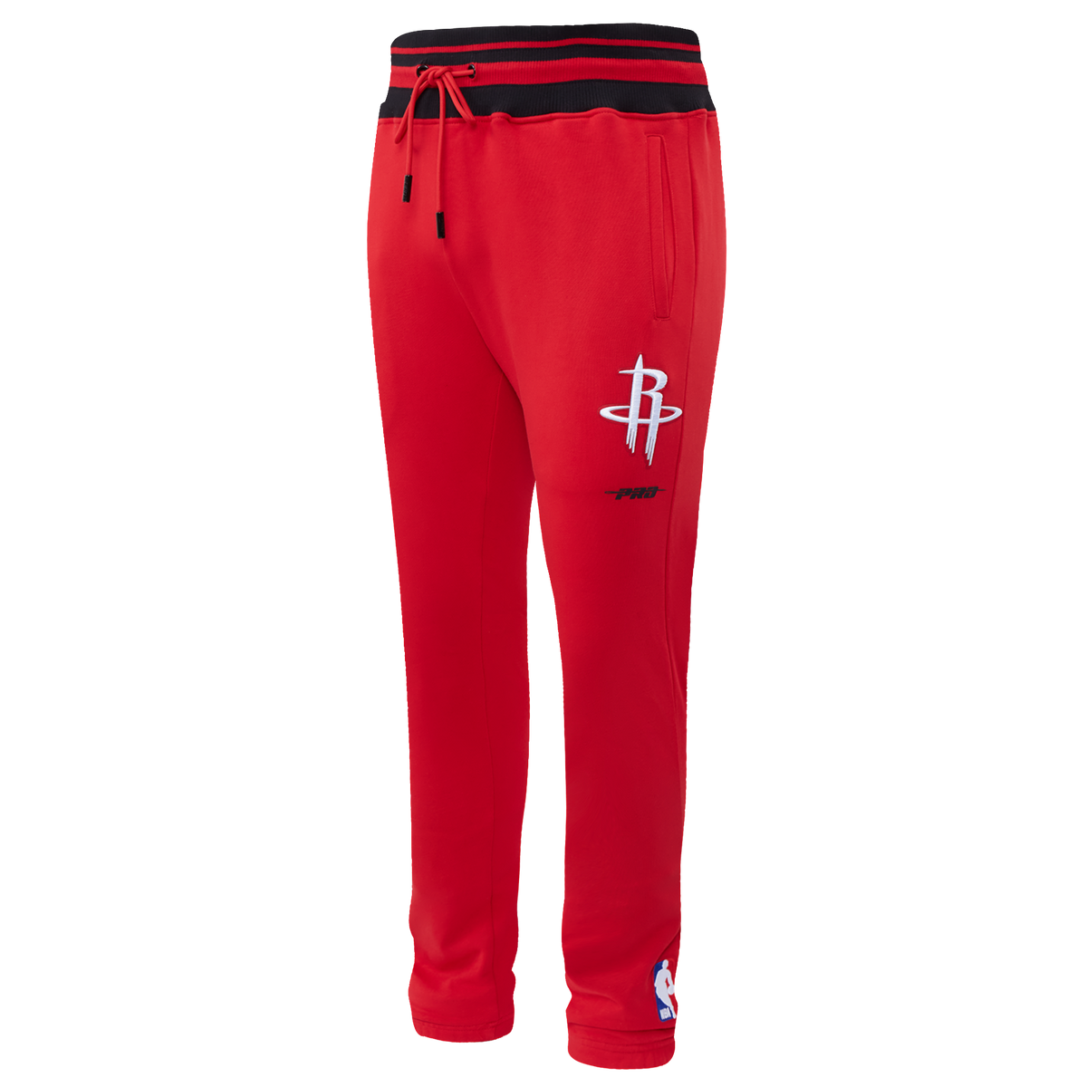 NBA HOUSTON ROCKETS SCRIPT TAIL MEN'S RIB FLEECE SWEATPANT (RED/BLACK ...