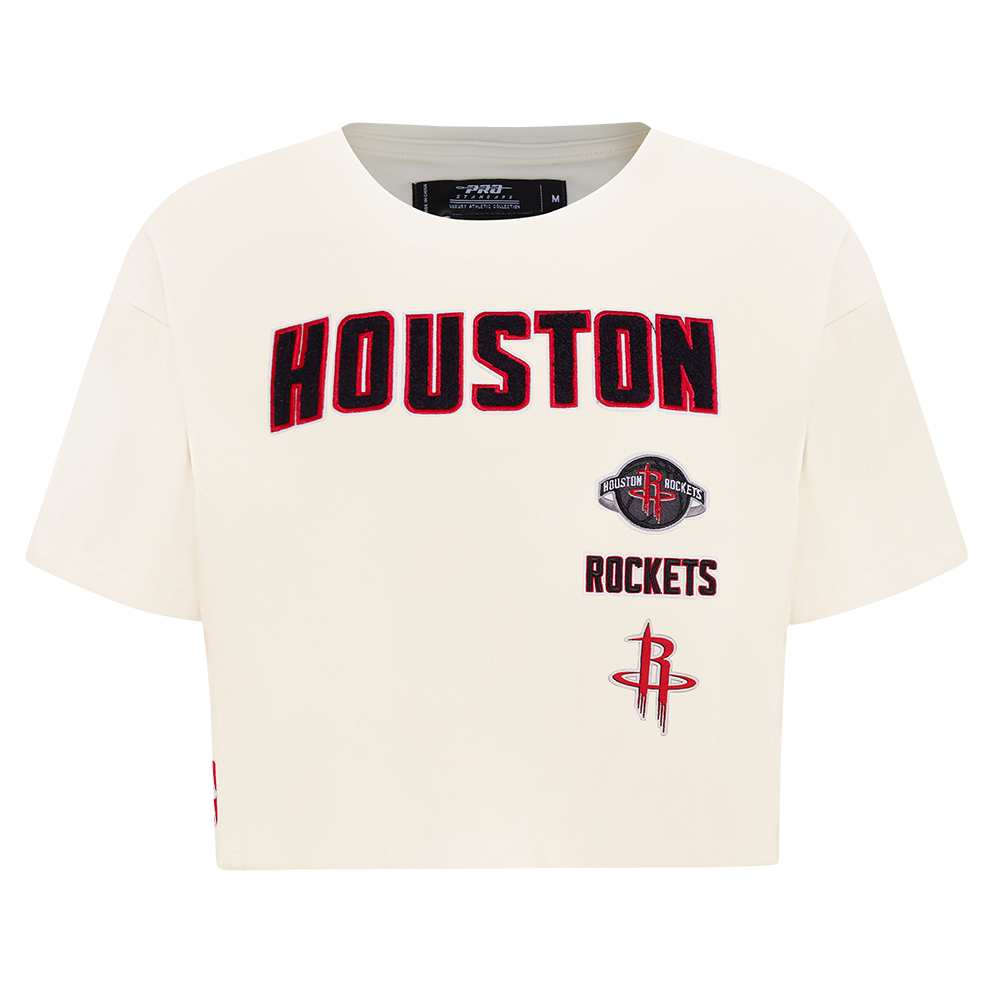 NBA HOUSTON ROCKETS RETRO CLASSIC WOMEN'S BOXY TEE (EGGSHELL) – Pro ...