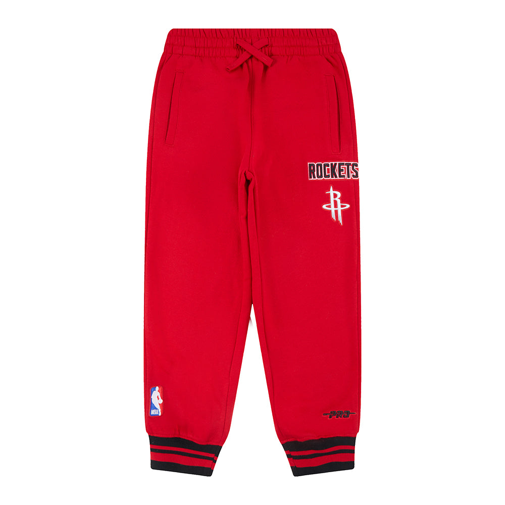 NBA HOUSTON ROCKETS RETRO CLASSIC LITTLE BOYS RIB FLC SWEATPANT (RED/B ...