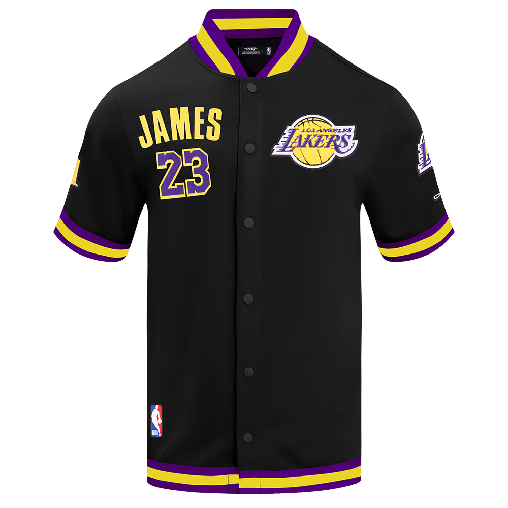 NBA LOS ANGELES LAKERS LEBRON JAMES #23 CLASSIC PNN MEN'S DOUBLE KNIT ...