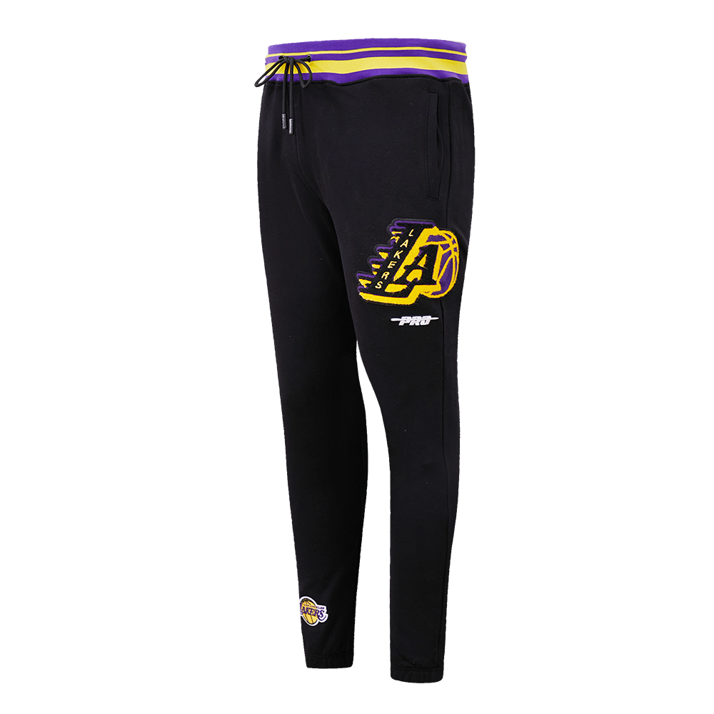 NBA LOS ANGELES LAKERS MASHUP MEN'S RIB SWEATPANT (BLACK/PURPLE) – Pro ...