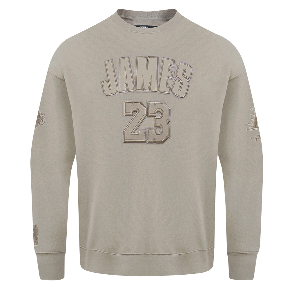 NBA LOS ANGELES LAKERS LEBRON JAMES #23 NEUTRAL PNN MEN'S DROP SHOULDE ...