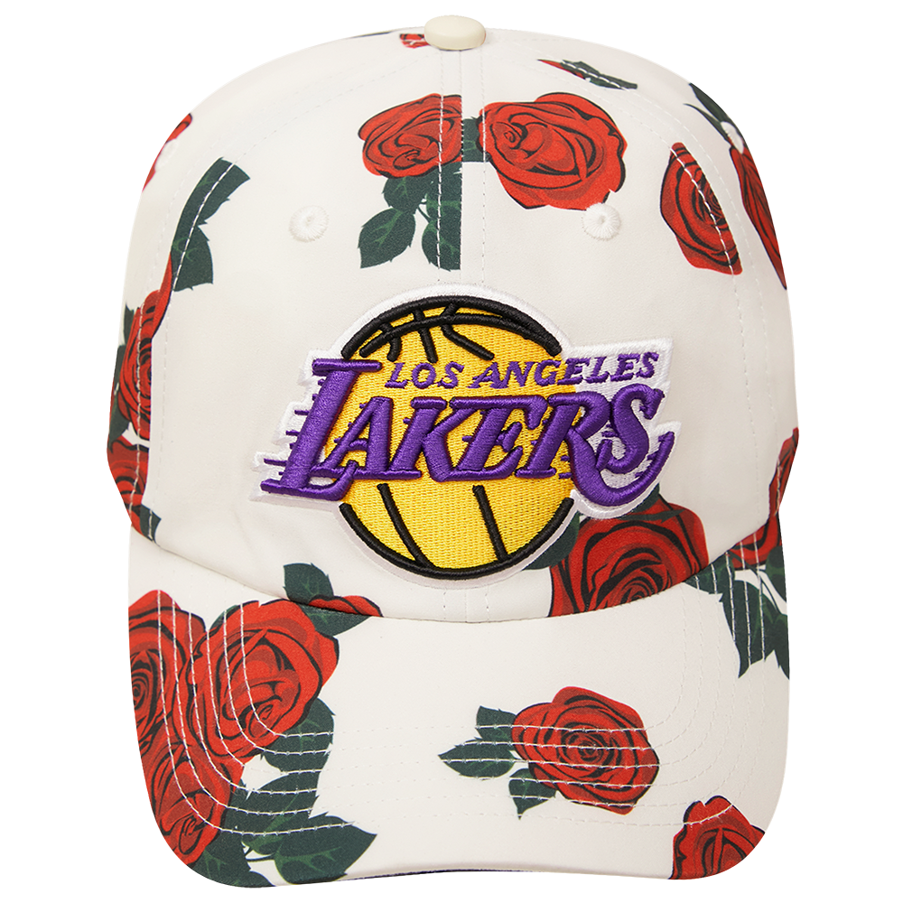 NBA LOS ANGELES LAKERS ROSES MEN'S DAD HAT (EGGSHELL/MULTI) – Pro Standard