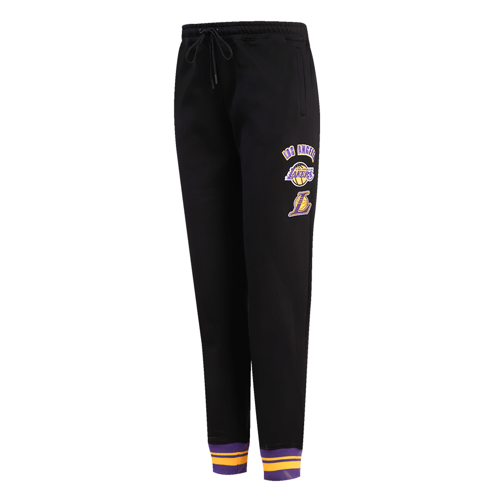 NBA LOS ANGELES LAKERS RETRO CLASSIC WOMEN'S SWEATPANT (BLACK/PURPLE/Y ...