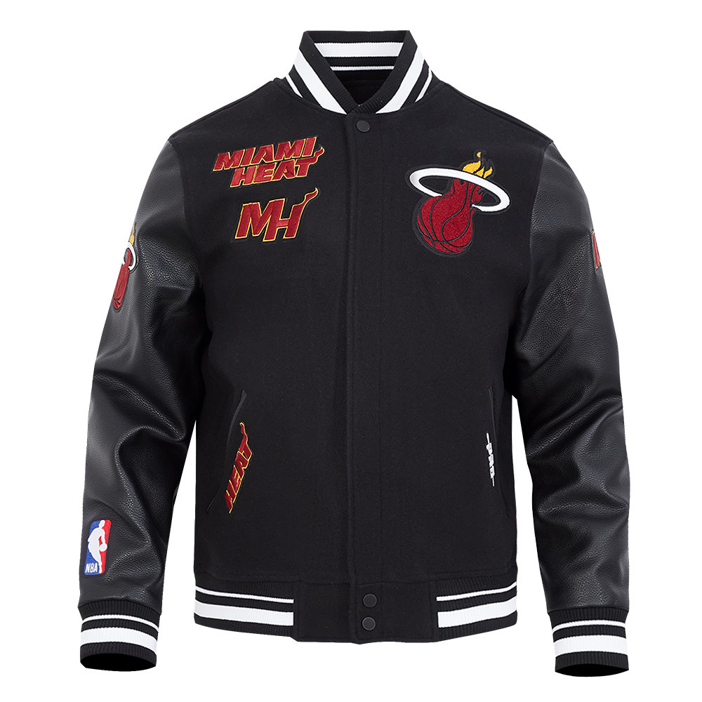 Pro Standard NBA Miami Heat Retro Classic Varsity Jacket - Men's