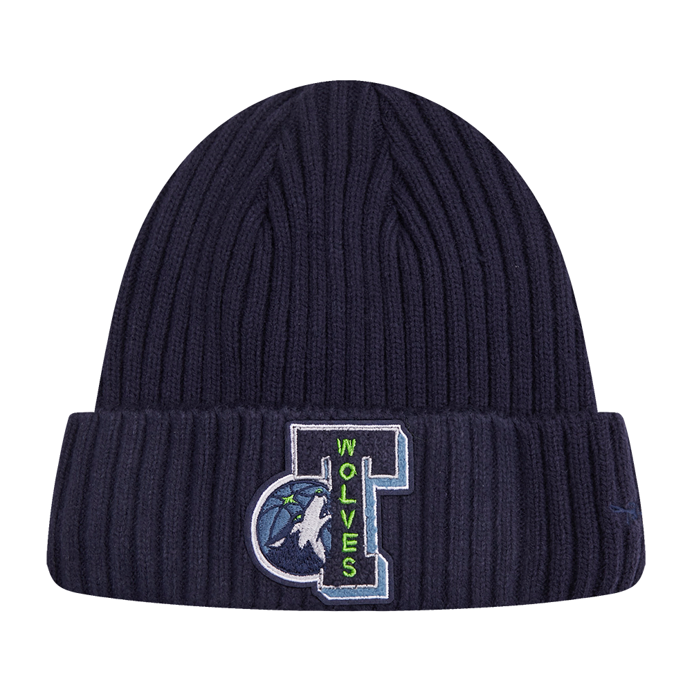 NBA MINNESOTA TIMBERWOLVES MASH UP BEANIE (MIDNIGHT NAVY) – Pro Standard