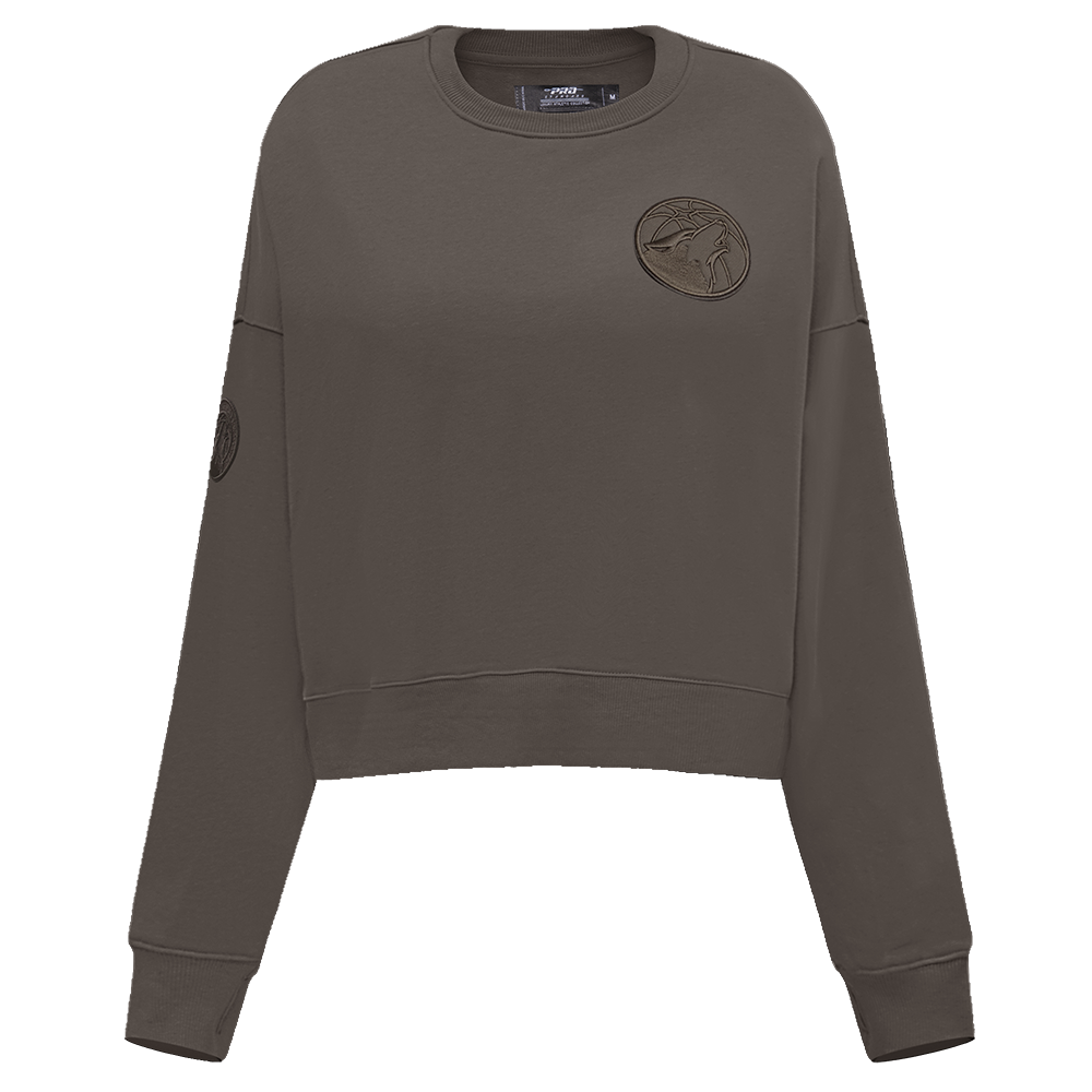 NBA MINNESOTA TIMBERWOLVES NEUTRAL FLEECE CREWNECK (DARK TAUPE) – Pro ...