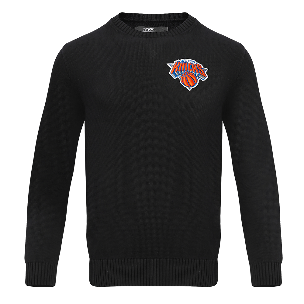NBA NEW YORK KNICKS KNIT BOX SET CREWNECK SWEATER (BLACK) – Pro Standard