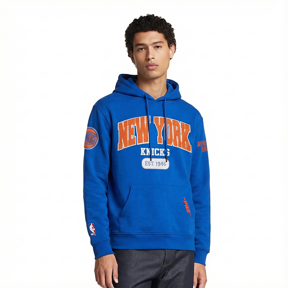 NBA NEW YORK KNICKS CITY ARCH MEN'S FLC PO HOODIE (ROYAL BLUE) – Pro ...