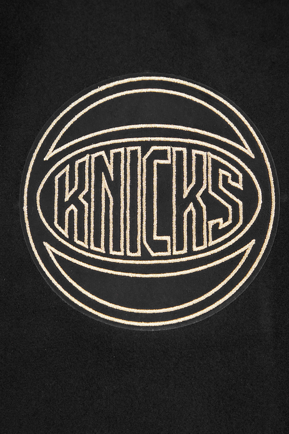 New York Knicks Vector Logo Men's Pro Standard Black New York Knicks
