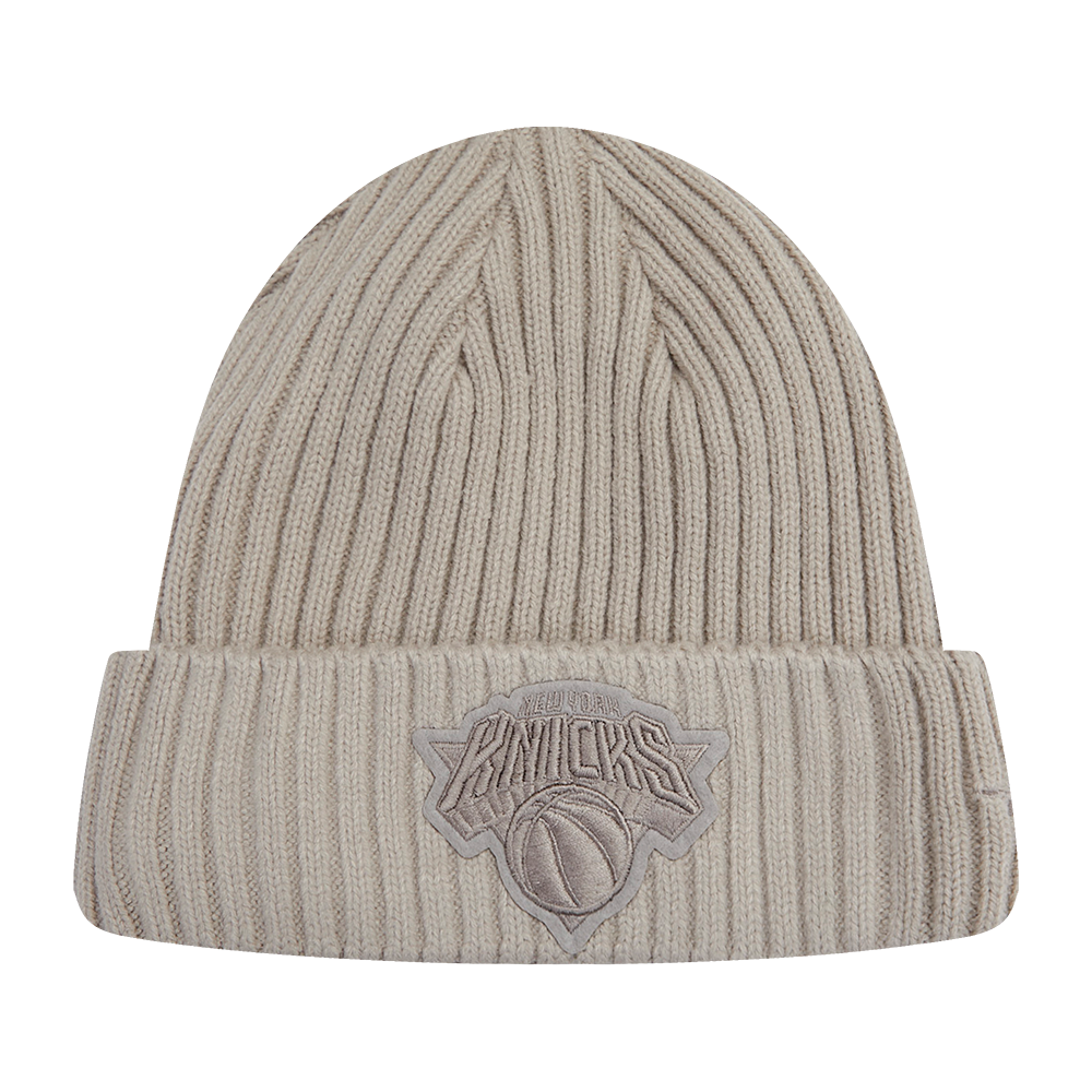 NBA NEW YORK KNICKS NEUTRAL BEANIE (TAUPE) – Pro Standard