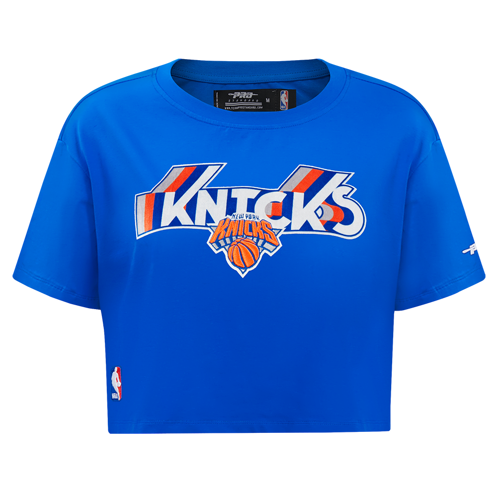 NBA NEW YORK KNICKS RETRO ELEVATION WOMEN'S SINGLE JERSEY BOXY TEE (RO ...